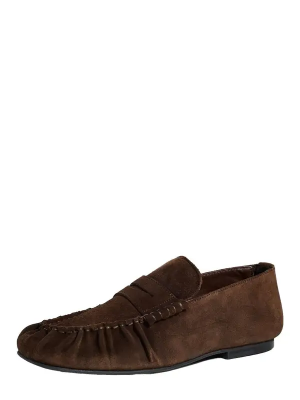 ALOHAS Aven Suede Loafers - Suede Brown #1