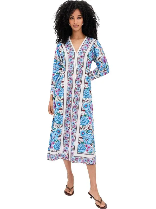 CLEOBELLA Blanche Midi Dress - Fluora Print