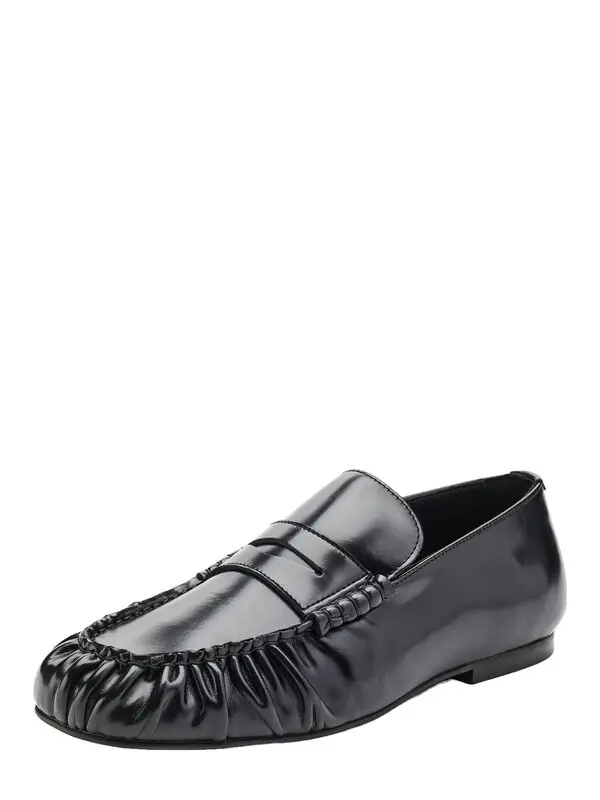 ALOHAS Aven Leather Loafers - Black #1