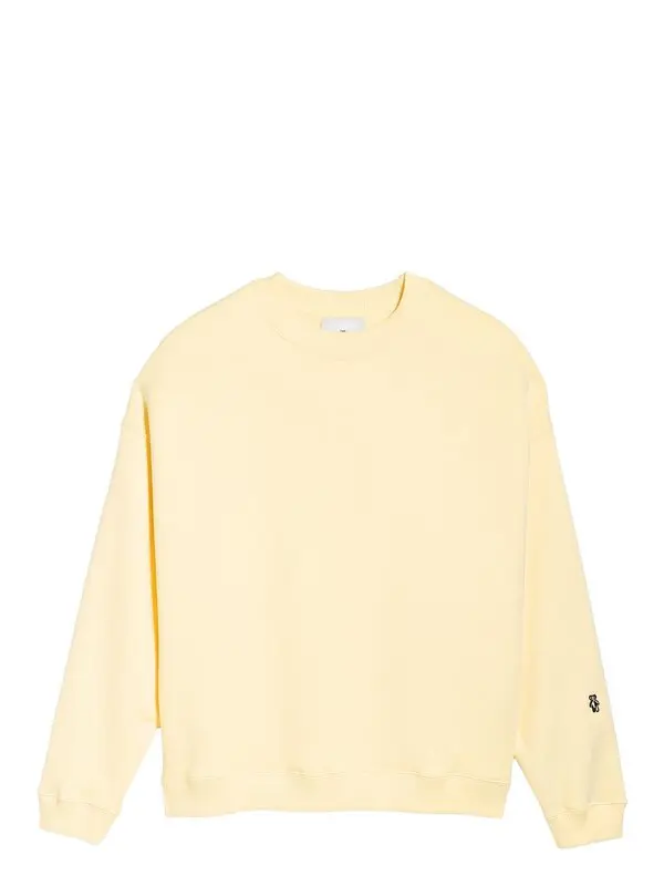 THE ELDER STATESMAN Coast Oversized Crewneck - Butter