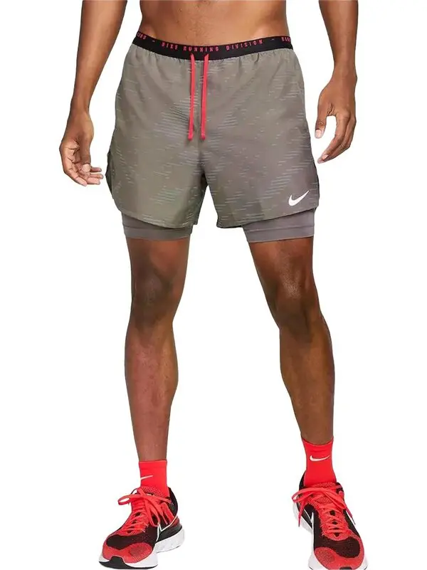 Nike Challenger Layered Shorts - Neutrals