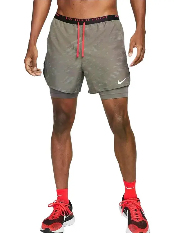 Nike Challenger Layered Shorts - Neutrals