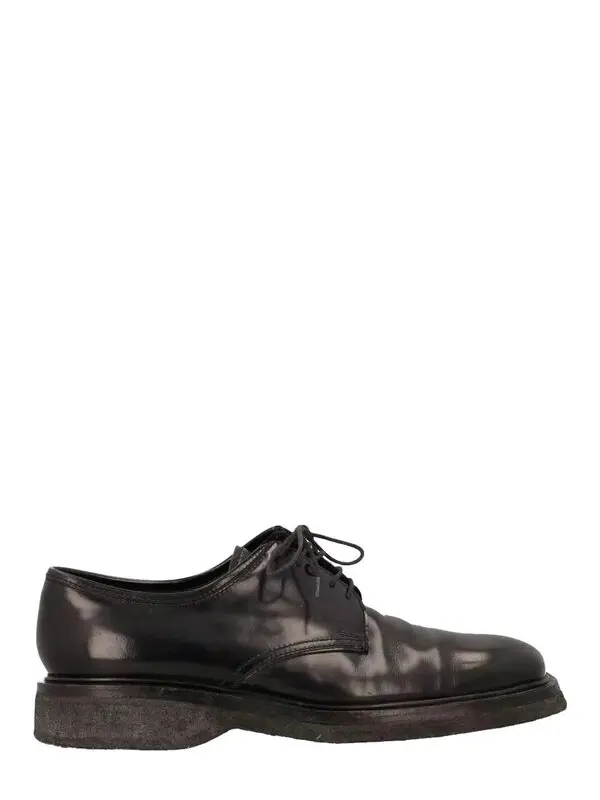Prada Lace-up Leather Shoes - Black