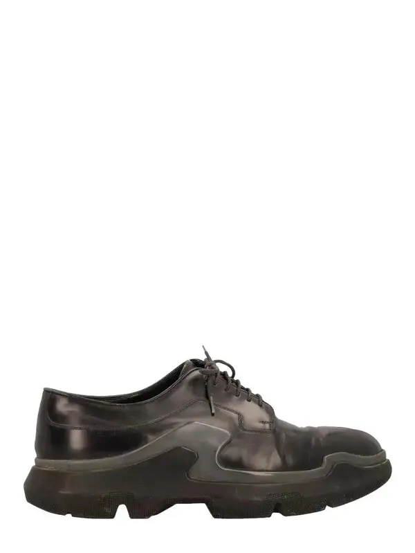 Prada Lace-up Chunky Sole Shoes - Black