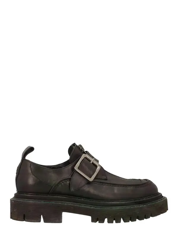 N°21 Buckled Zip-up Loafers - Black