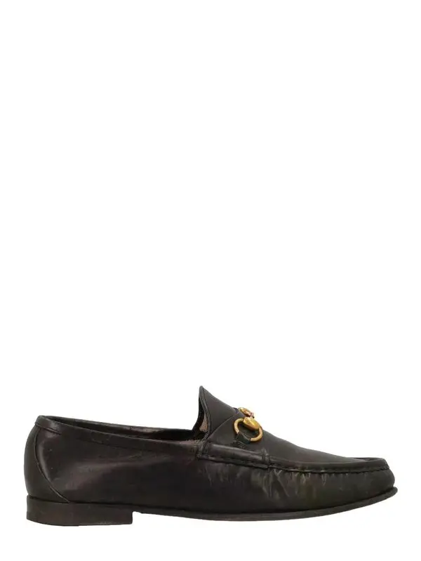 Gucci Horsebit Leather Loafers - Black