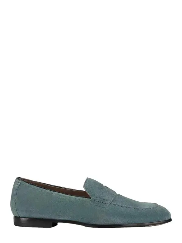 DOUCAL'S Suede Penny Loafers - Blue