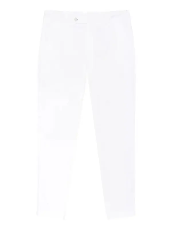BOSS Button-fastening Trousers - White