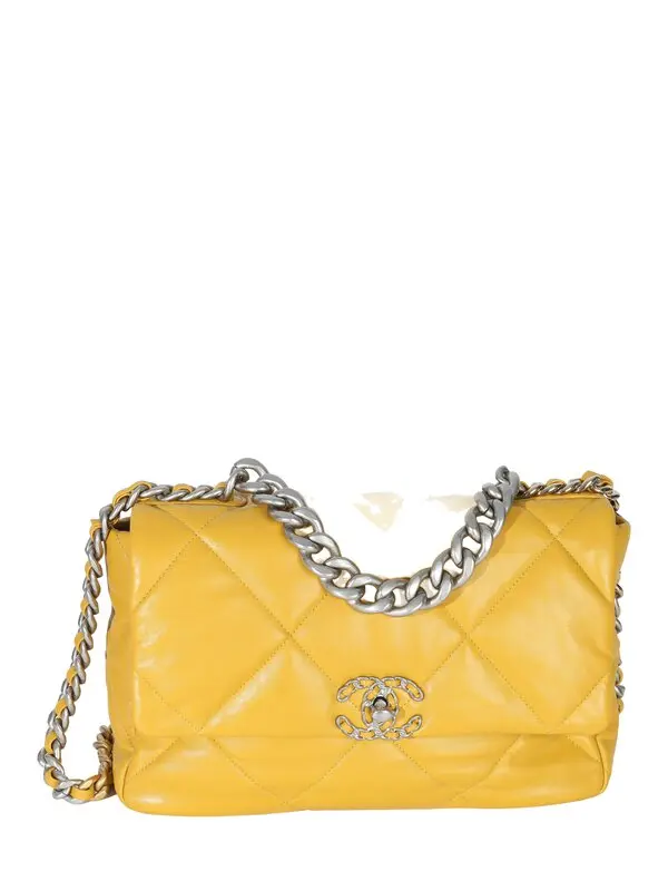 Chanel 19 Flap Bag - Yellow