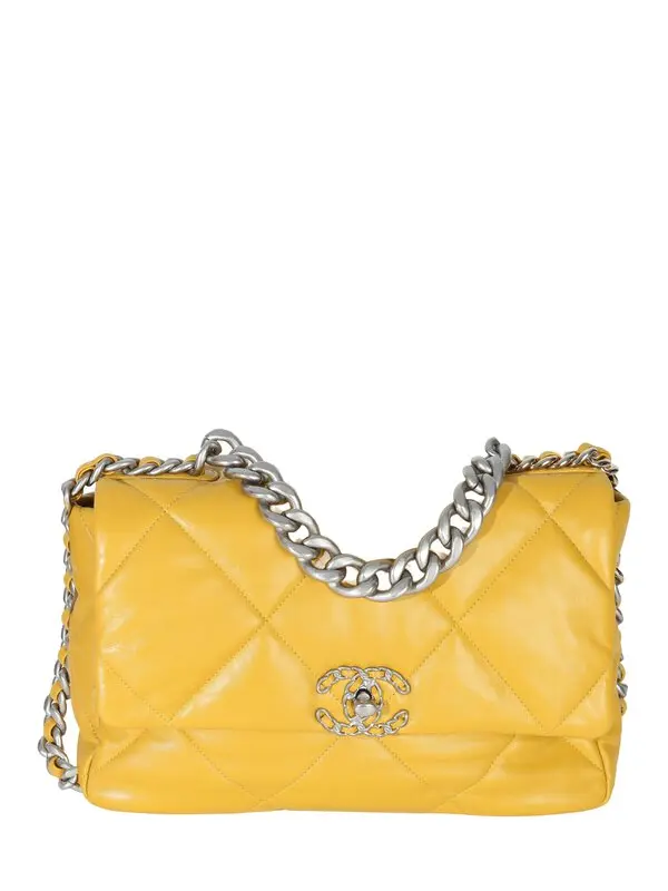 Chanel 19 Flap Bag - Yellow