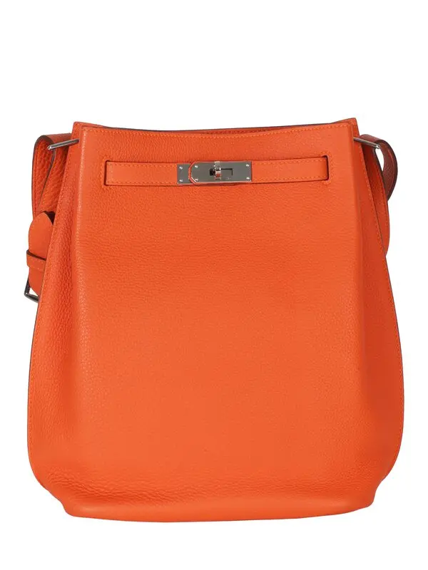 Hermès Togo So Kelly 26 Shoulder Bag - Orange
