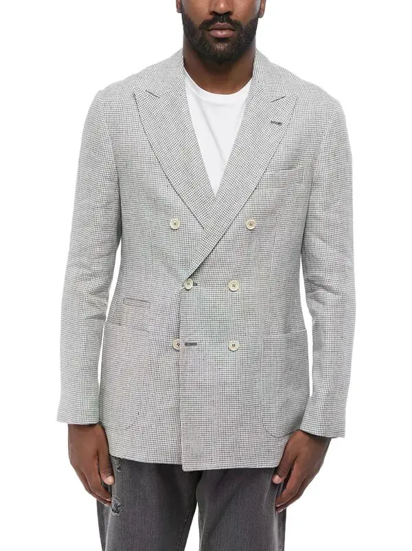 Brunello Cucinelli Double-breasted Jacket - Grey
