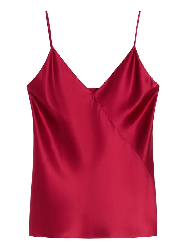 Max Mara Silk Cami Top - Red