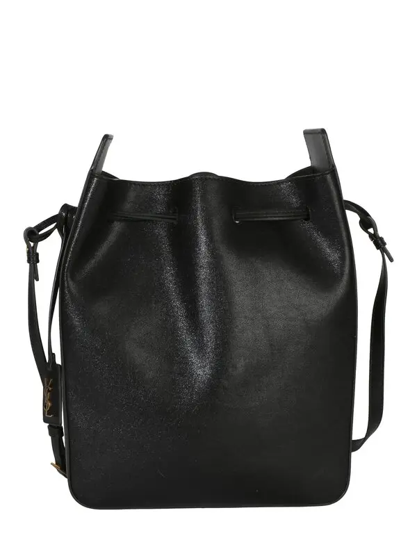 Saint Laurent Calfskin Bucket Bag - Black