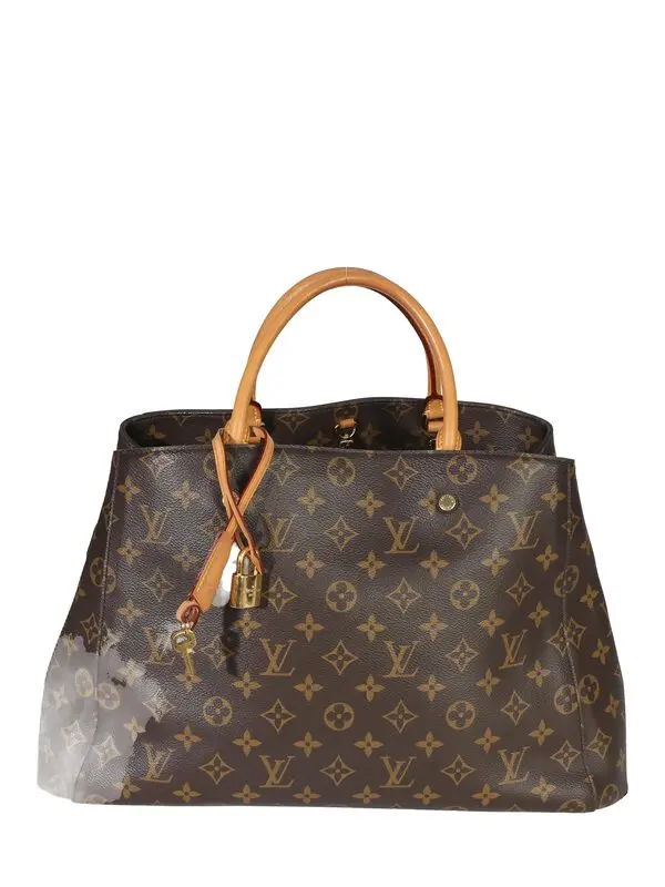 LOUIS VUITTON Monogram Canvas Montaigne Gm - Brown