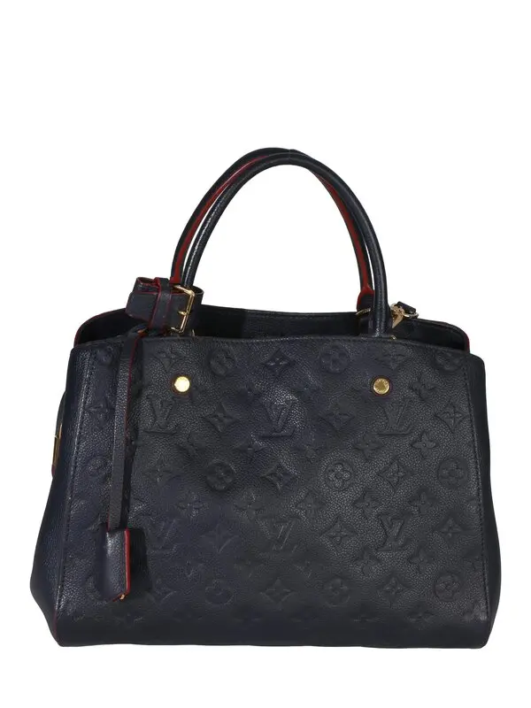 LOUIS VUITTON Monogram Empreinte Montaigne Mm - Blue
