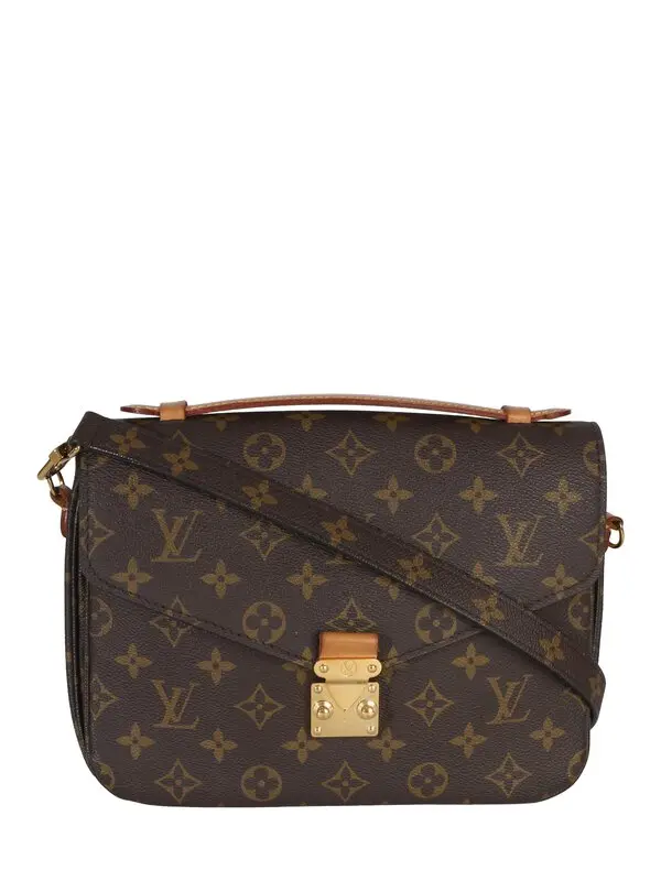 LOUIS VUITTON Monogram Canvas Pochette Metis - Brown