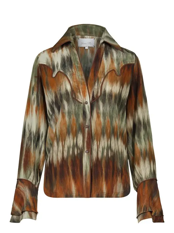 Johanna Ortiz Printed Silk Cabalgando Shirt - Print