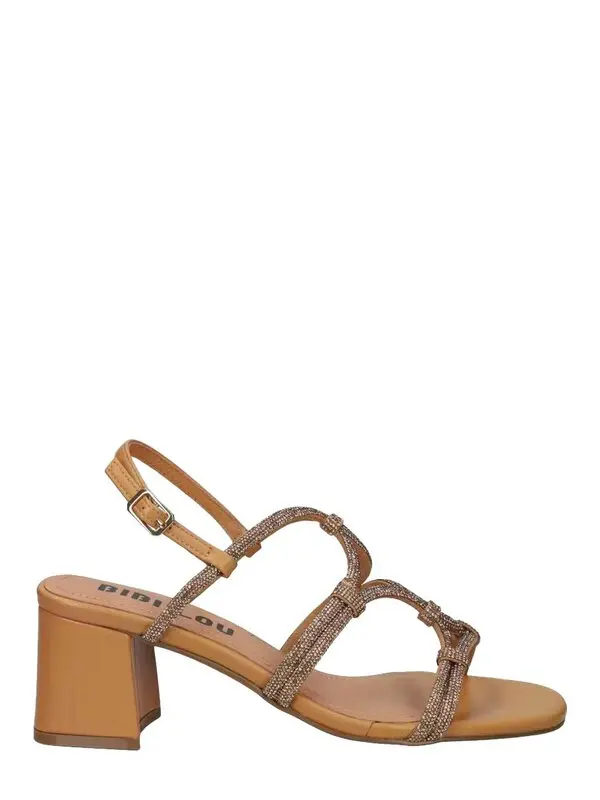 BIBI LOU Quail Crystal-embellished Multi-strap Sandals - Neutrals