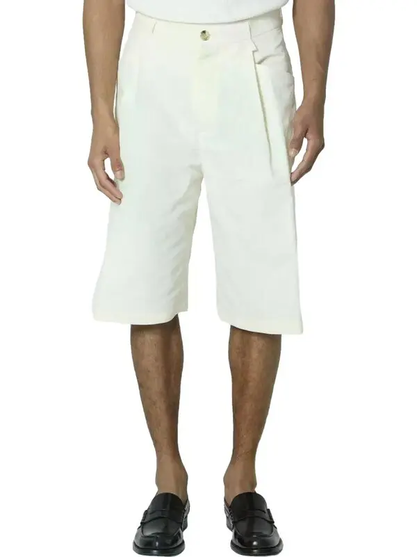 WILLY CHAVARRIA Chilango Wide-leg Shorts - Neutrals