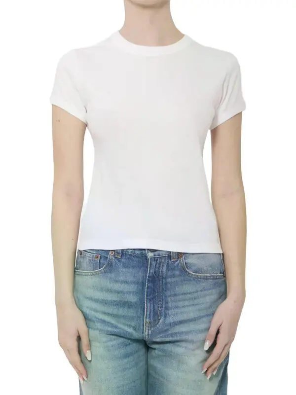 Saint Laurent Cassandre T-shirt - White