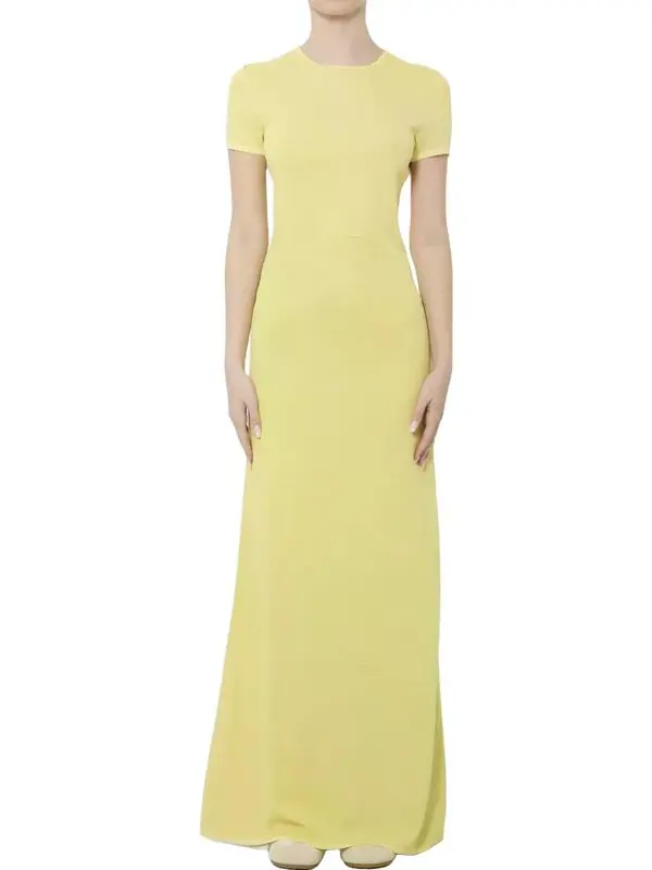 Jacquemus Short-sleeve Maxi Dress - Yellow