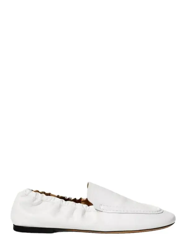ODISSI Juno Leather Loafers - White