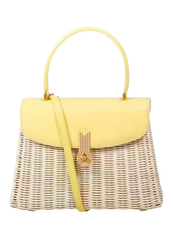 AMATO DANIELE Queen Rattan Tote Bag - Neutrals