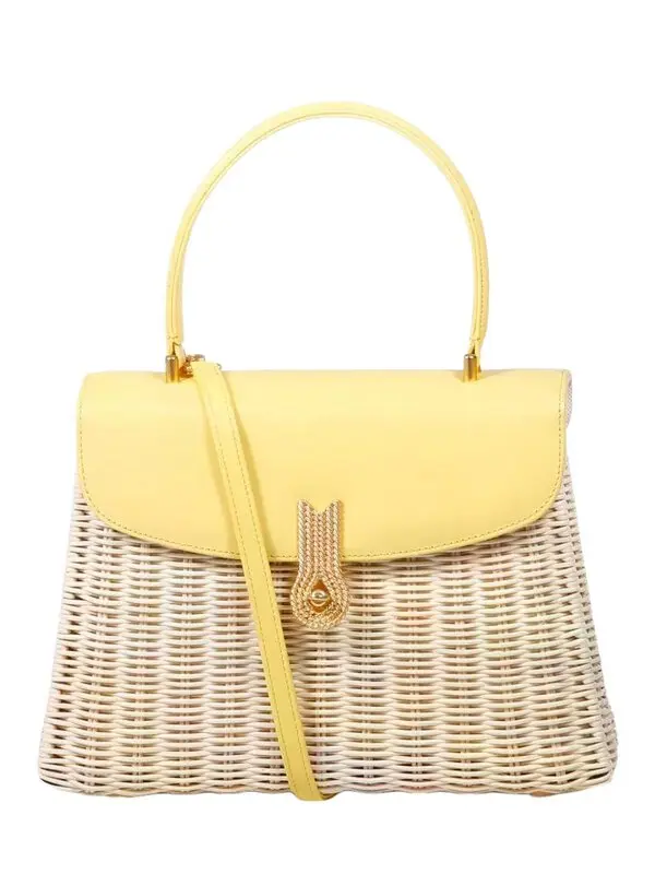 AMATO DANIELE Queen Rattan Tote Bag - Neutrals