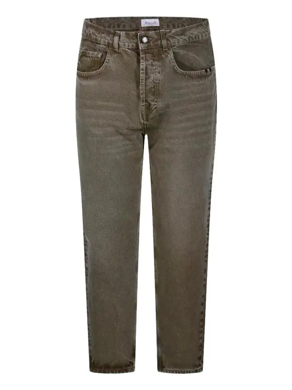 AMISH Faded-effect Jeans - Brown