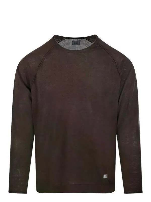 C.P. COMPANY Raglan-sleeve Sweater - Brown
