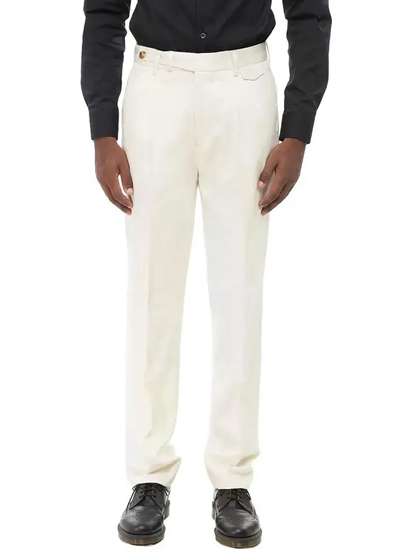 Brunello Cucinelli Tailored Trousers - White