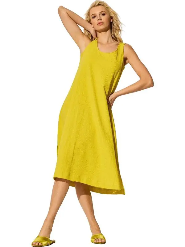 Natori Onsen Tank Slip Dress - Yellow