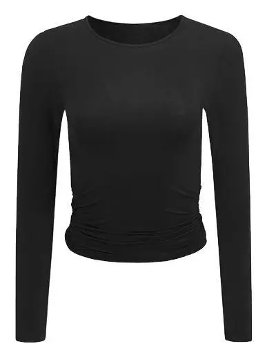 Splendid Upf 50+ Sunsoft Long Sleeve Tee - Black