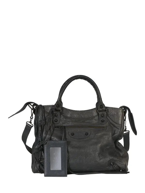 Balenciaga Classic Hardware Velo Bag - Gray