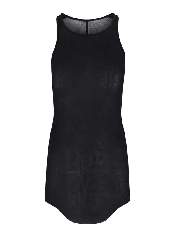 Rick Owens Basic Rib Tank - Black