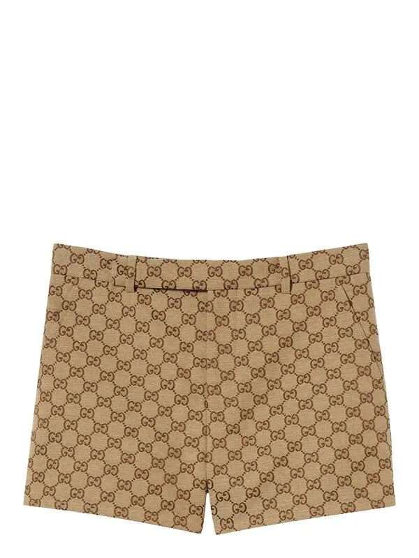 Gucci Canvas Shorts - Tan