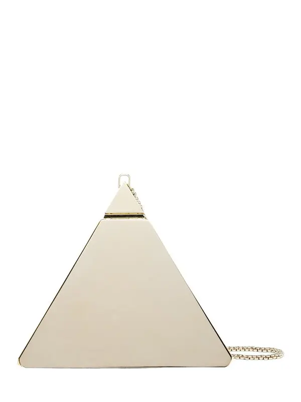 Alexander McQueen Pyramid Clutch - Gold