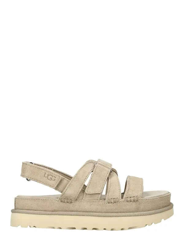 UGG Suede Goldenstar Gleam Sandals - Beige