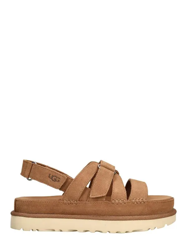 UGG Suede Goldenstar Gleam Sandals - Beige