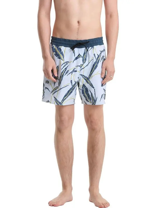 Volcom Printed 16" Board Shorts - Light Blue Acid
