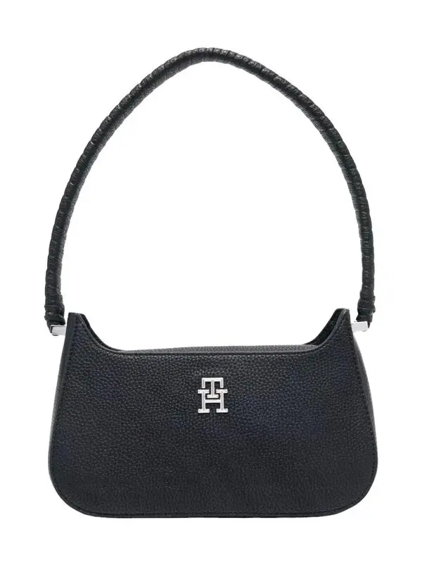 Tommy Hilfiger Emblem Shoulder Bag - Black