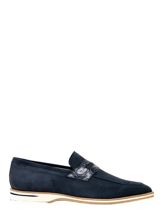 ZELLI ITALIA Meo 3 Penny Loafer - Navy