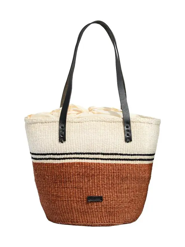 OTHERS TRADE FOR HOPE Large Sisal Tote - Multicolor