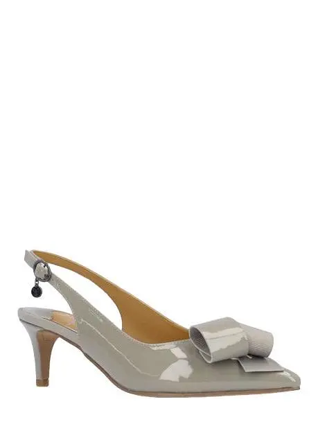 J. Reneé Delara Pointed Toe Slingback Pump - Dark Grey