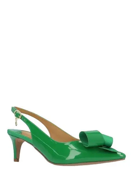 J. Reneé Delara Pointed Toe Slingback Pump - Green
