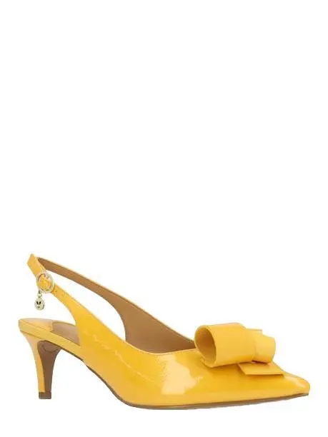 J. Reneé Delara Pointed Toe Slingback Pump - Marigold