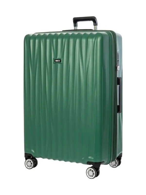 Bric'S Cervia 30" Checked Spinner Luggage - Dark Emerald