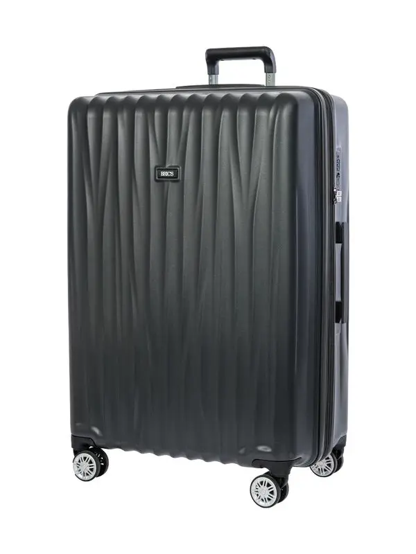 Bric'S Cervia 30" Checked Spinner Luggage - Dark Grey
