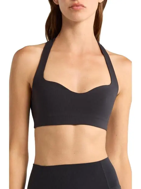 Free People Win Win Sweetheart Racerback Bra - Black